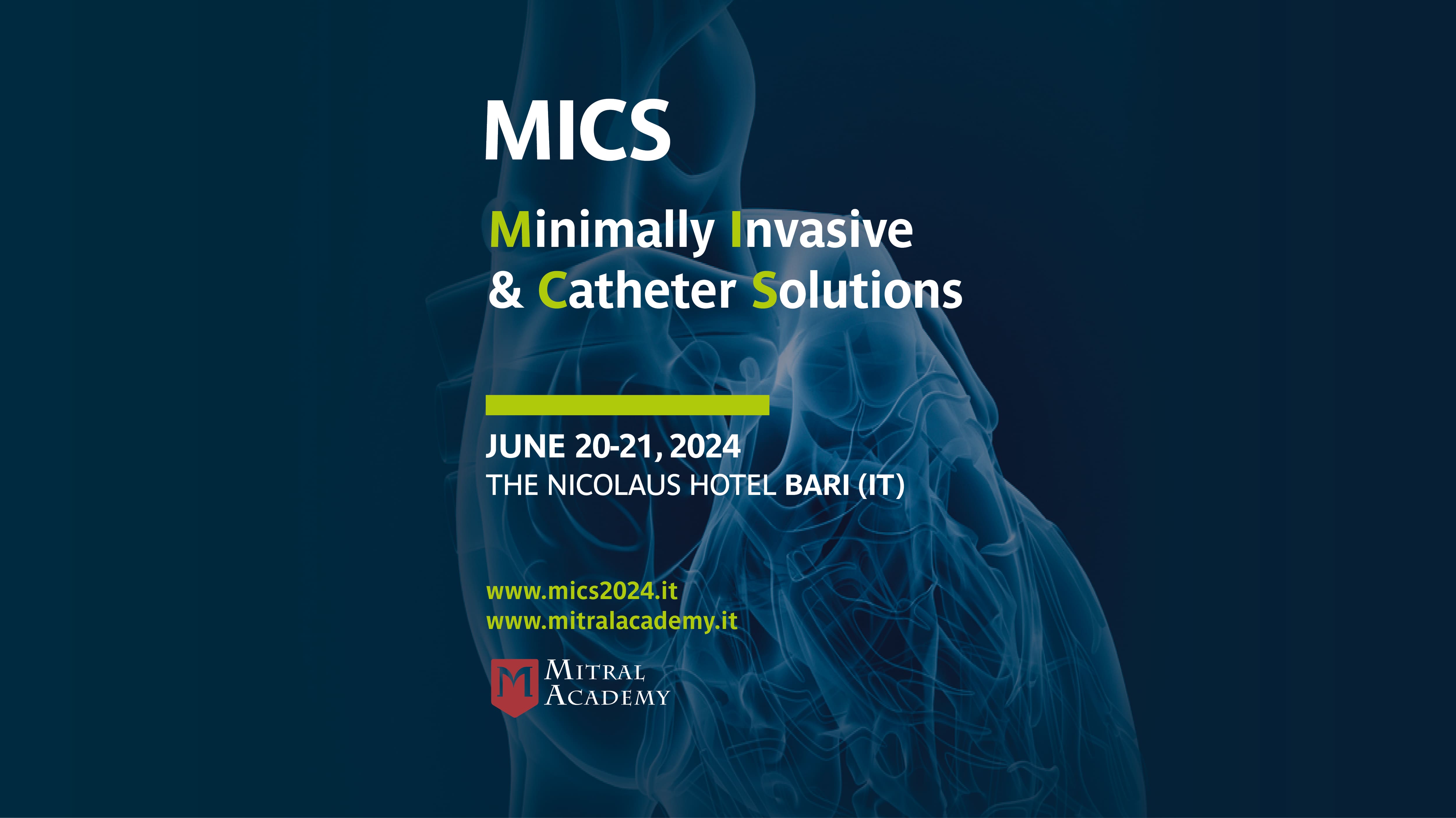 Mitral Academy - MICS 2024: tutti i dettagli della Conferenza